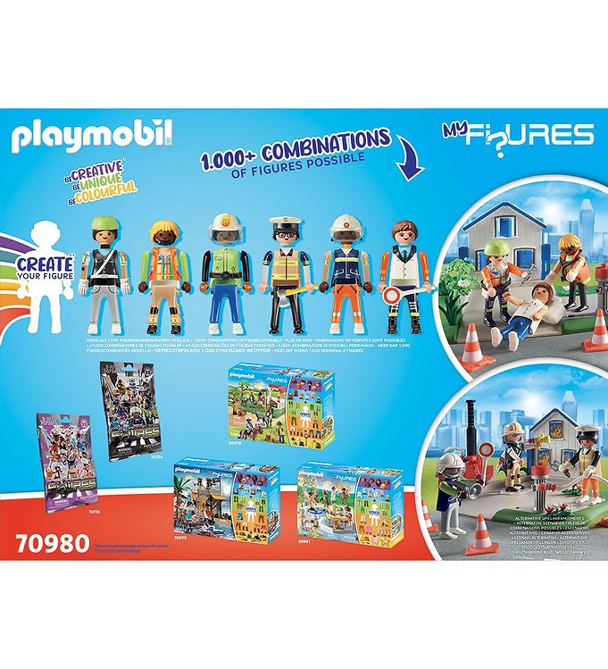 Playmobil My Figures - Rescue Mission - 70980 - 120 Dele Playmobil My Figures - Rescue Mission - 70980 - 120 Dele