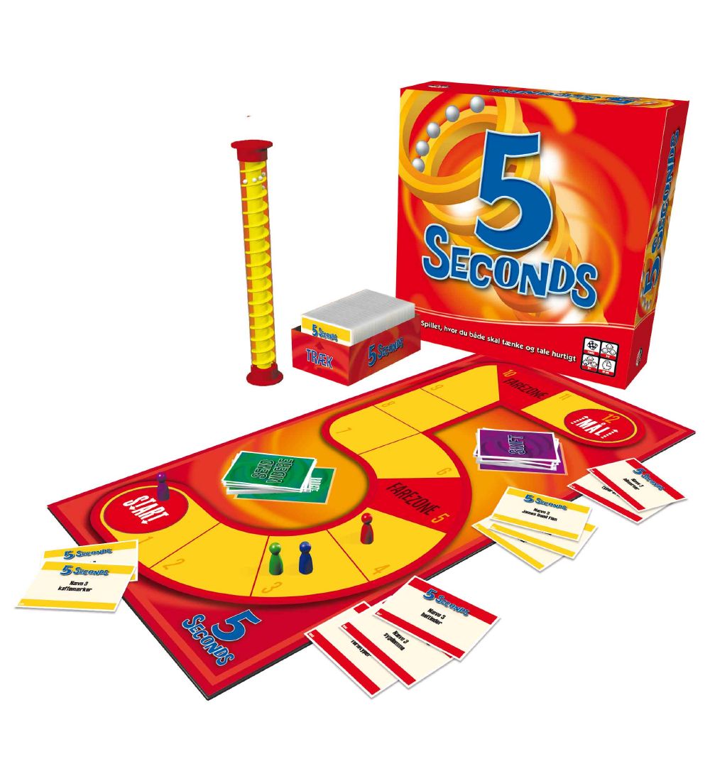 Danspil Brætspil - 5 Seconds » Fri hjemmelevering i DK