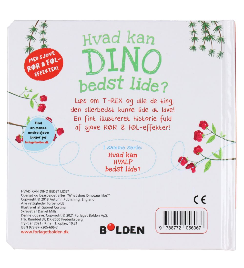 Forlaget Bolden Bog - Hvad Kan Dino Bedst Lide? » Fri fragt i DK Forlaget Bolden Bog - Hvad Kan Dino Bedst Lide? » Fri fragt i DK